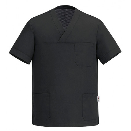 Casaca laboral Cool Black unisex Egochef - casadelasbatas.com